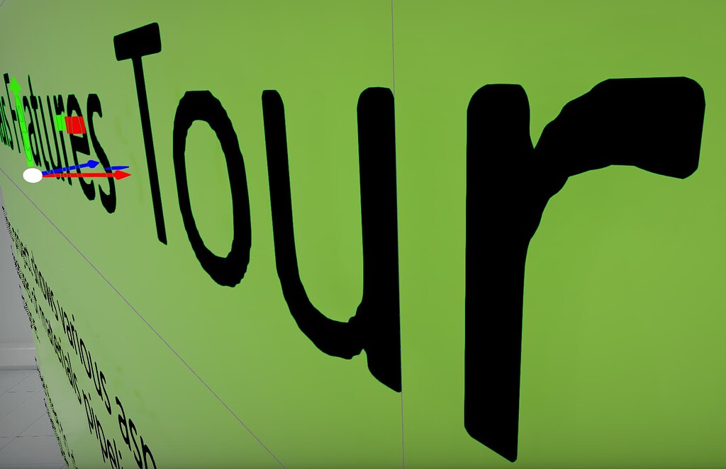 How about supporting SDF-based Text rendering / Decals in world space ...