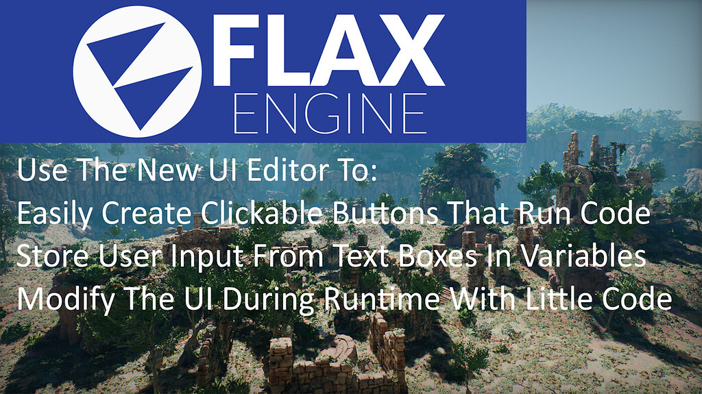 Flax Engine UI Editor For Beginners - UI - Flax Forum